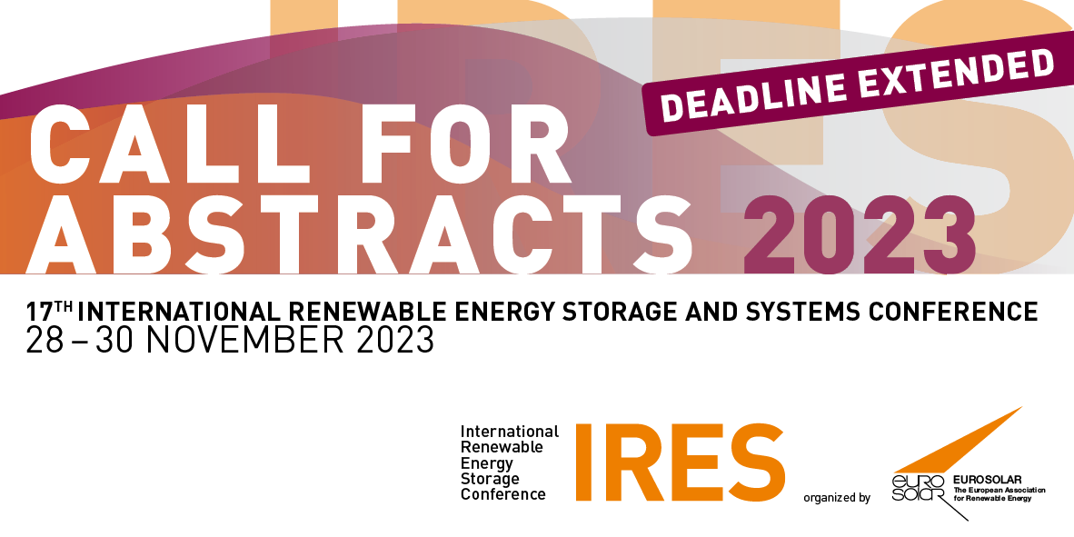 17th International Renewable Energy Storage and Systems Conference ...